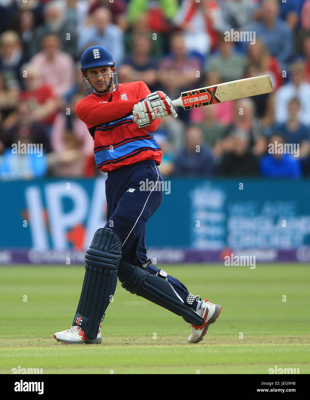 England's Alex Hales during the T20 match at the SSE SWALEC, Cardiff ...