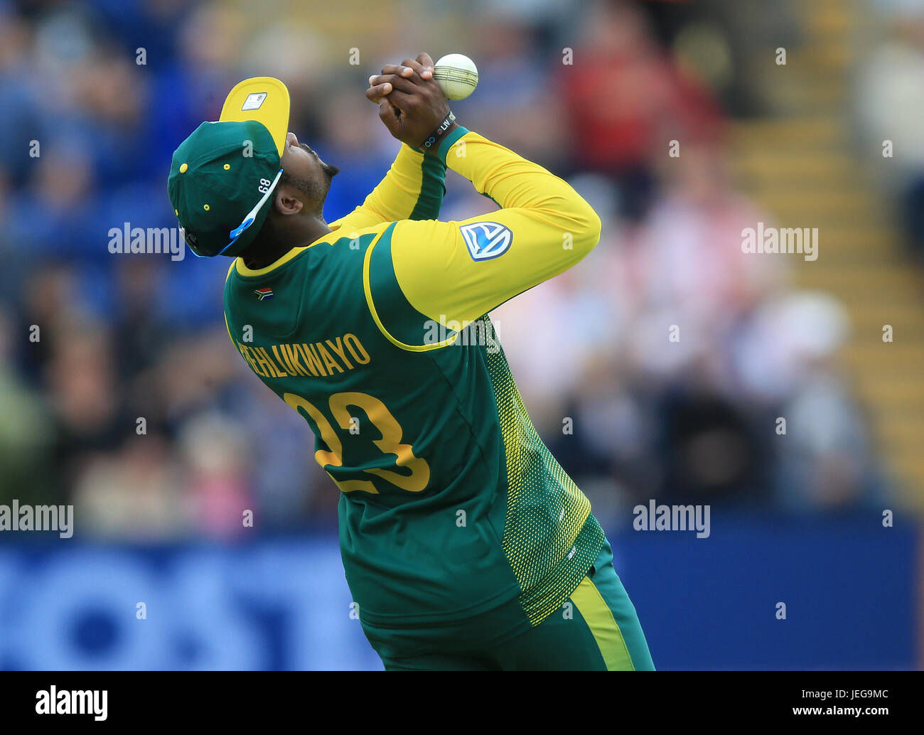 South Africa's Andile Phehlukwayo drops a catch off England's Alex ...