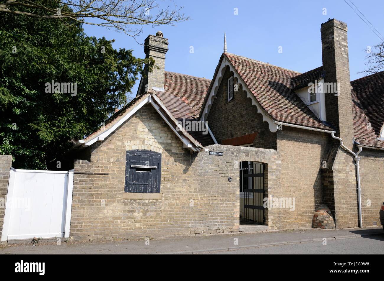 The Kings Yard, High Street, Little Shelford, Cambridgeshire Stock ...