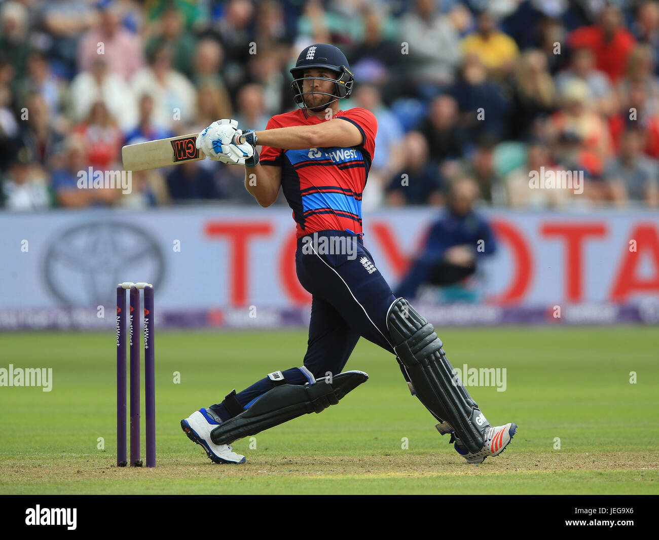 England's Dawid Malan during the T20 match at the SSE SWALEC, Cardiff ...