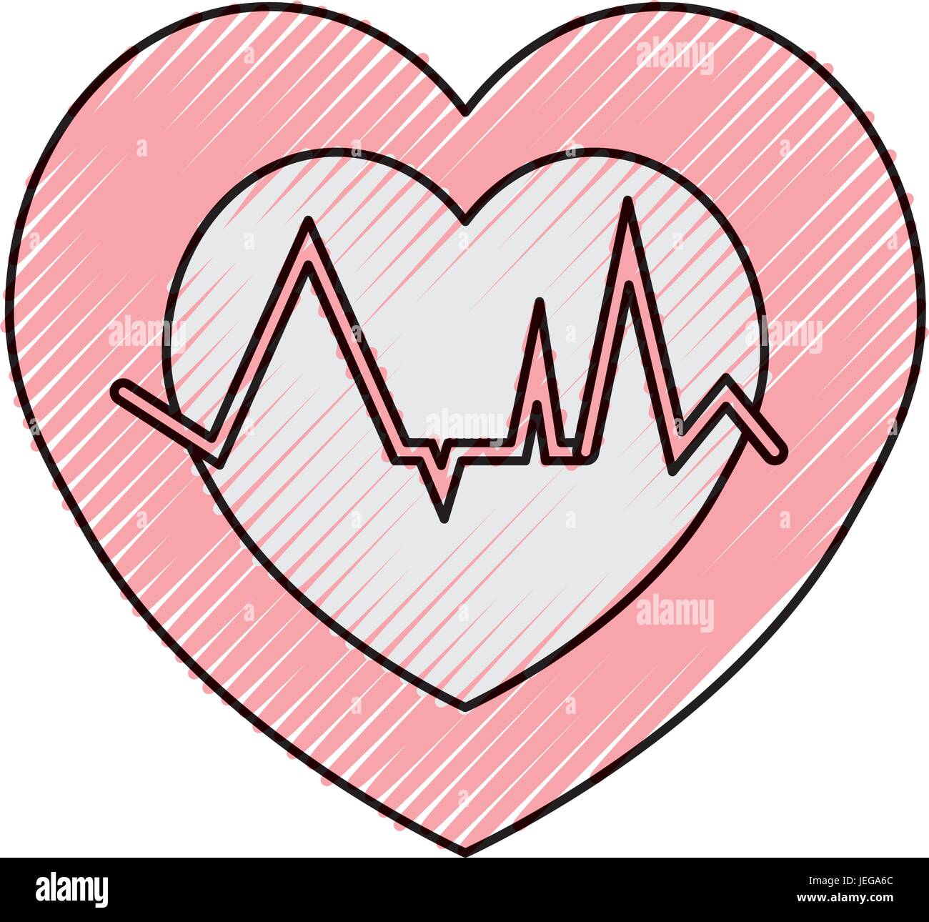 Heartbeat count red Stock Vector Image & Art - Alamy