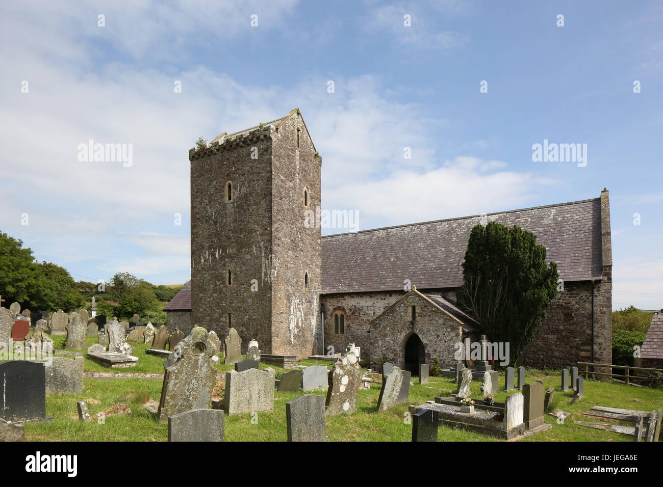 Llangennith, Parish Church of St Cennydd (Llangennith Priory), Gower ...