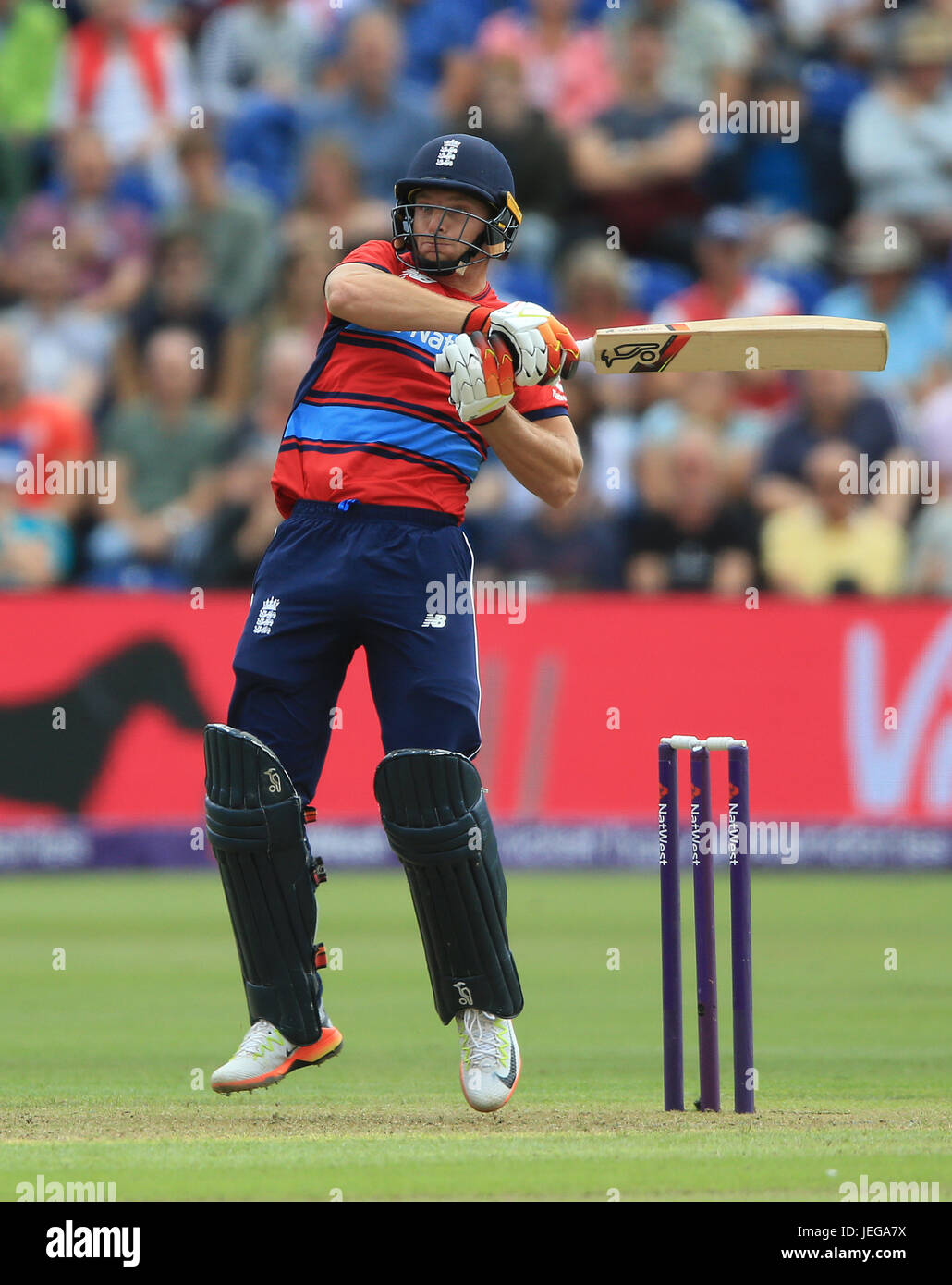 England's Jos Buttler during the T20 match at the SSE SWALEC, Cardiff ...