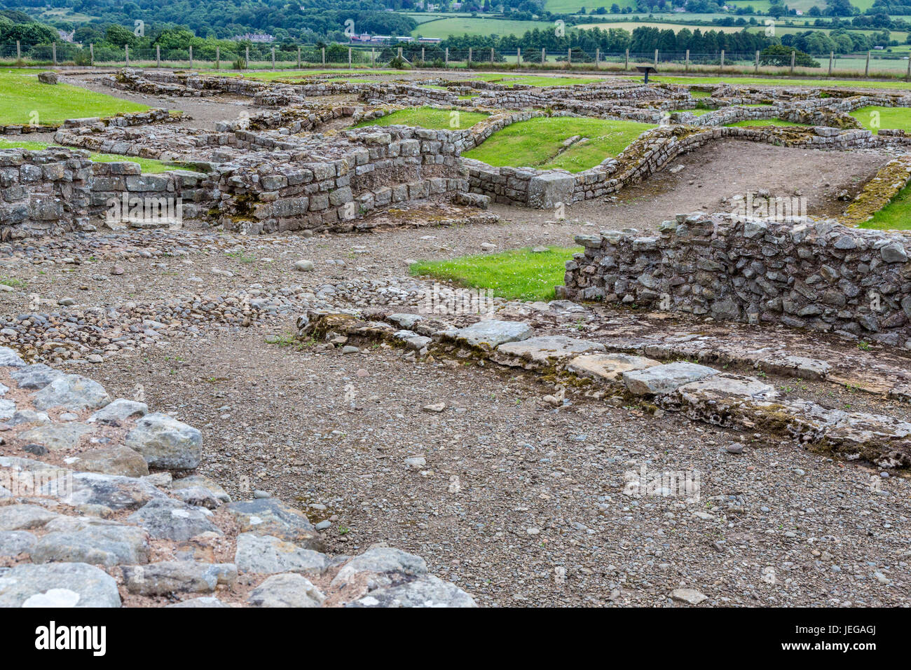 Northumberland, England, UK. Corbridge Roman Town Stock Photo - Alamy