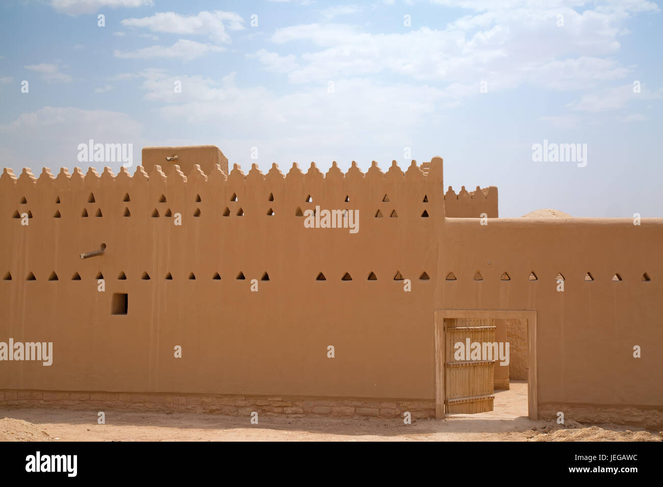 Streets of the old city Diriyah near Ar Riyadh, Kingdom of Saudi Arabia ...