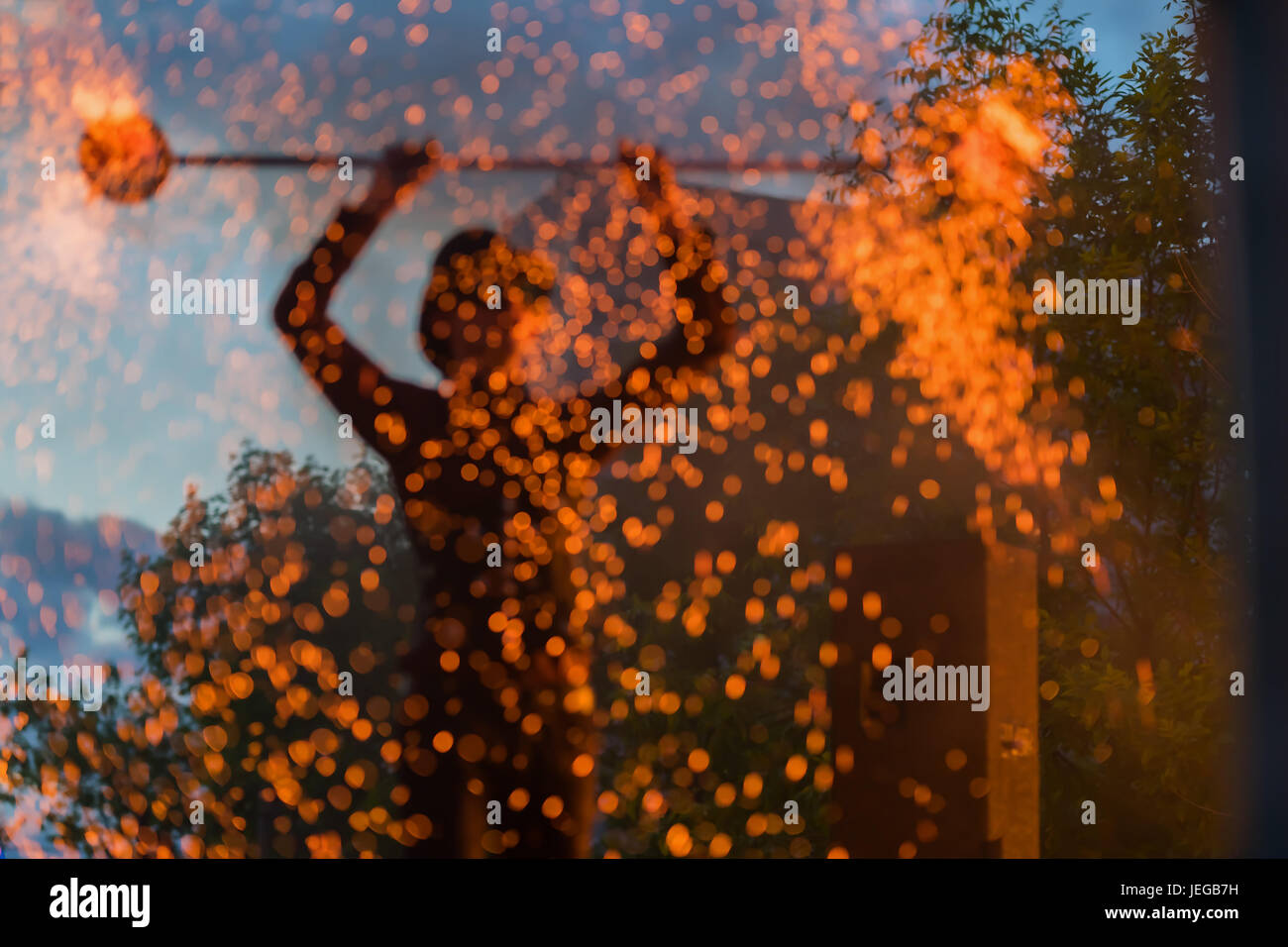 Fakir fire flame hi-res stock photography and images - Alamy
