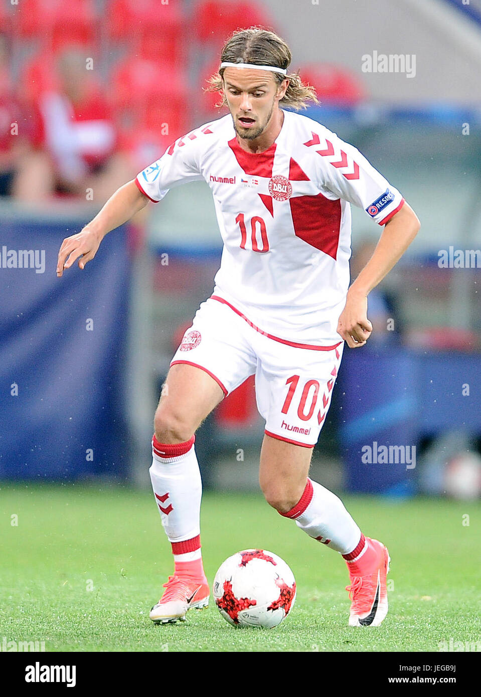 Lucas Qvistorff Andersen during the UEFA European Under-21 match ...