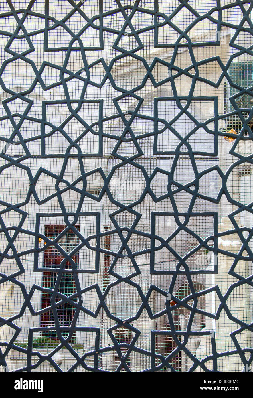 Example of Ottoman art patterns applied on metals Stock Photo - Alamy