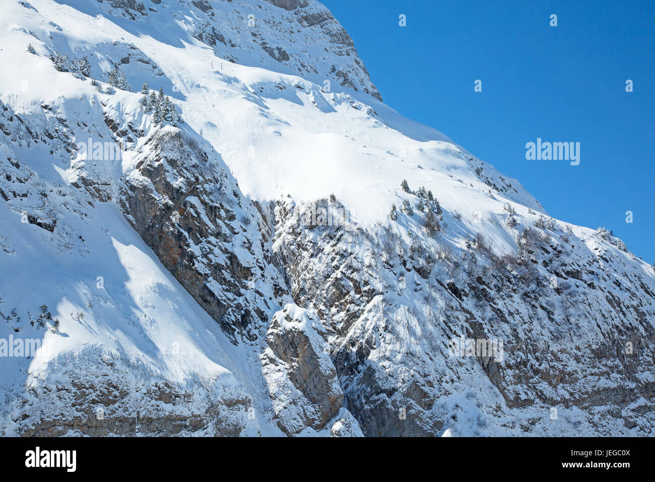 Winter in the swiss alps near mount Santis, Switzerland Stock Photo - Alamy
