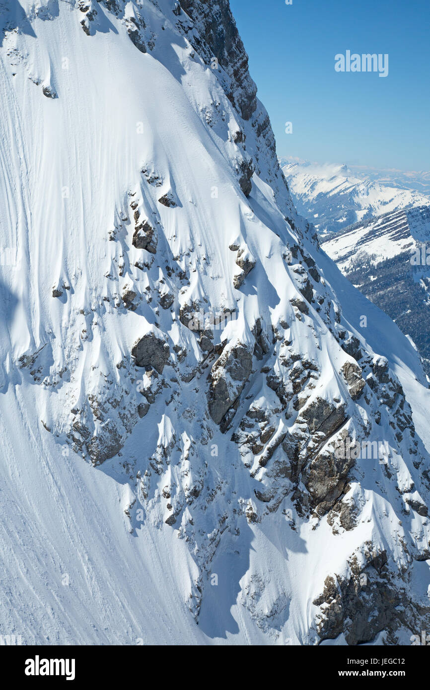 Winter in the swiss alps near mount Santis, Switzerland Stock Photo - Alamy