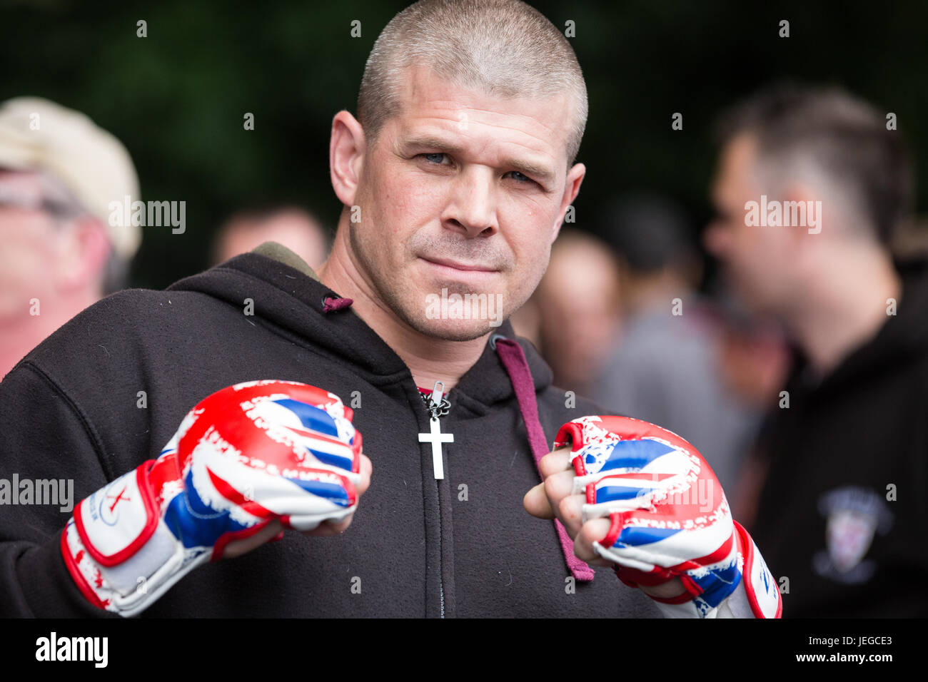 Union jack boxing gloves hi-res stock photography and images - Alamy