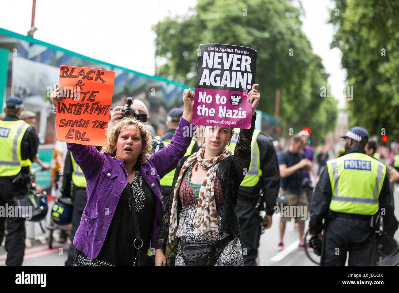 Anti fascist signs hi-res stock photography and images - Alamy