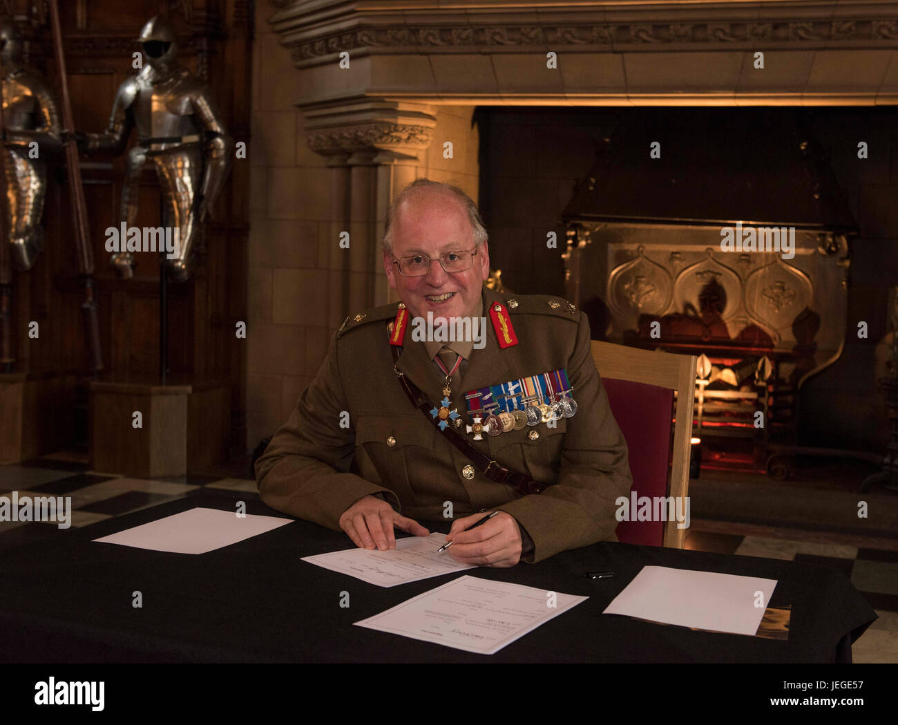 Edinburgh, UK. 24th Jun, 2017. General Mike Riddell-Webster CBE DSO ...