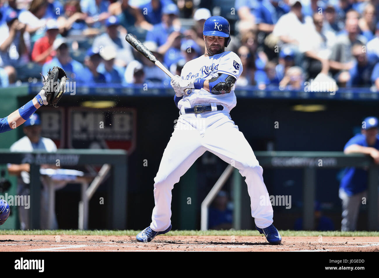 Kansas City, Missouri, USA. 24th June, 2017. Kansas City Royals second ...