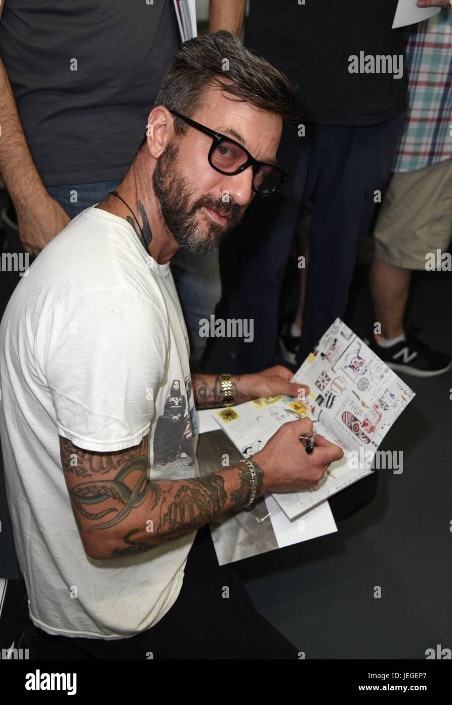 New York, NY, USA. 24th June, 2017. Brian Anderson at a public ...