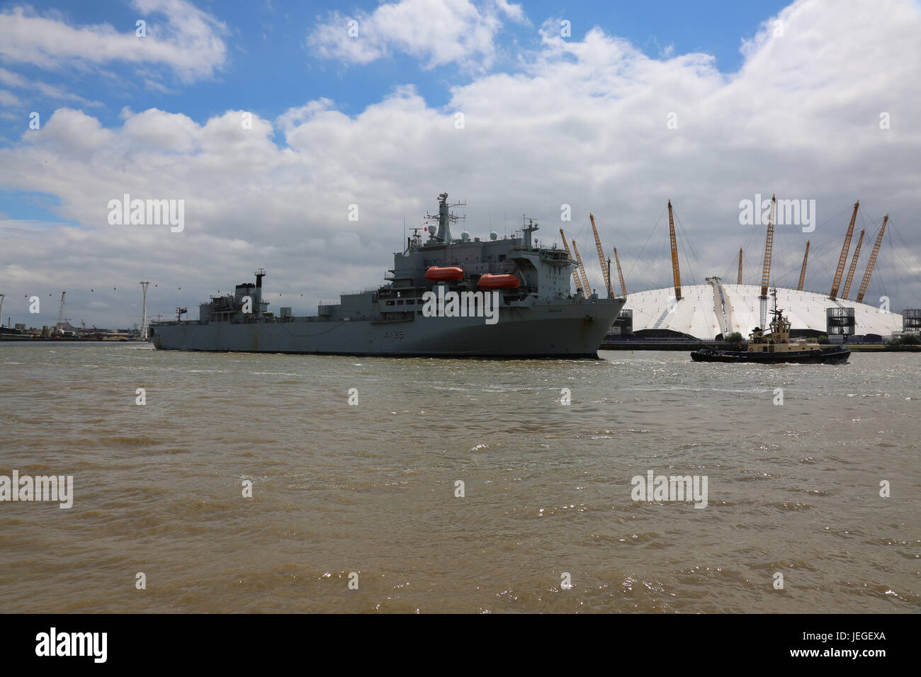 Royal fleet auxiliary argus hi-res stock photography and images - Alamy