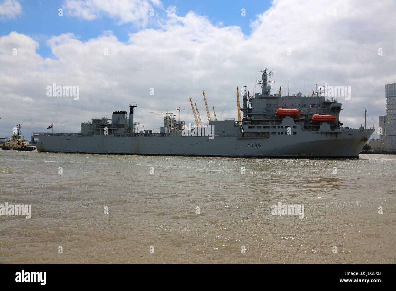Royal fleet auxiliary argus hi-res stock photography and images - Alamy