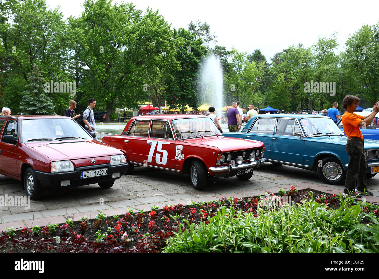 Otwock, Poland. 24th Jun, 2017. Oldtimer meeting shows Polish cars of ...