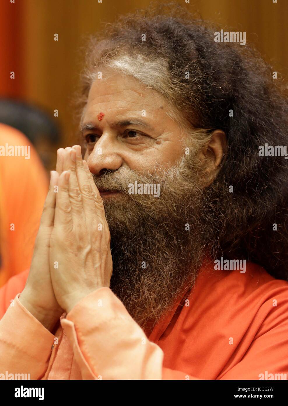 United Nations, New York, USA, June 21 2017 - Swami Chidanand Saraswati ...