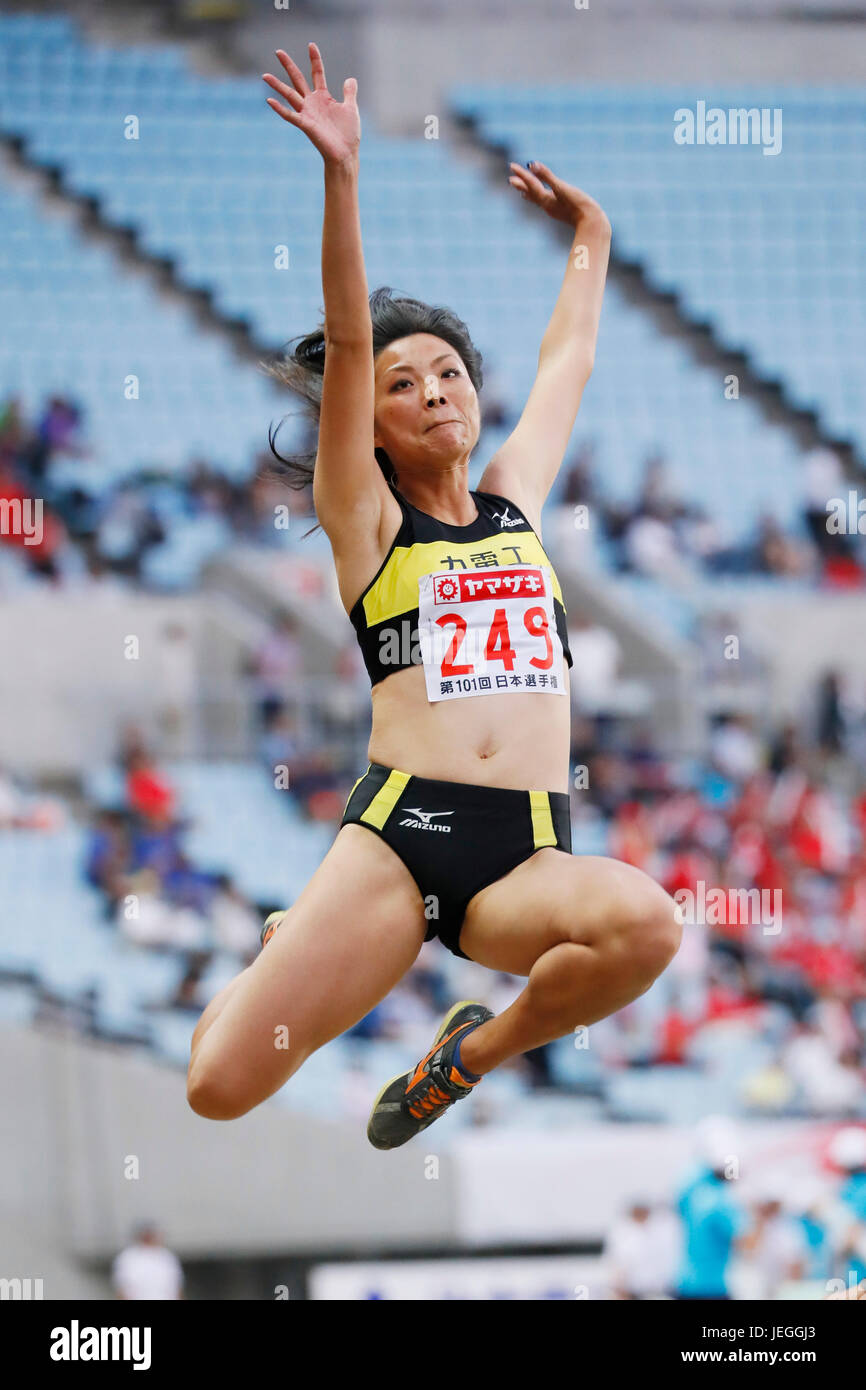 Yanmar Stadium Nagai, Osaka, Japan. 23rd June, 2017. Sachiko Masumi, JUNE 23, 2017 - Athletics ...