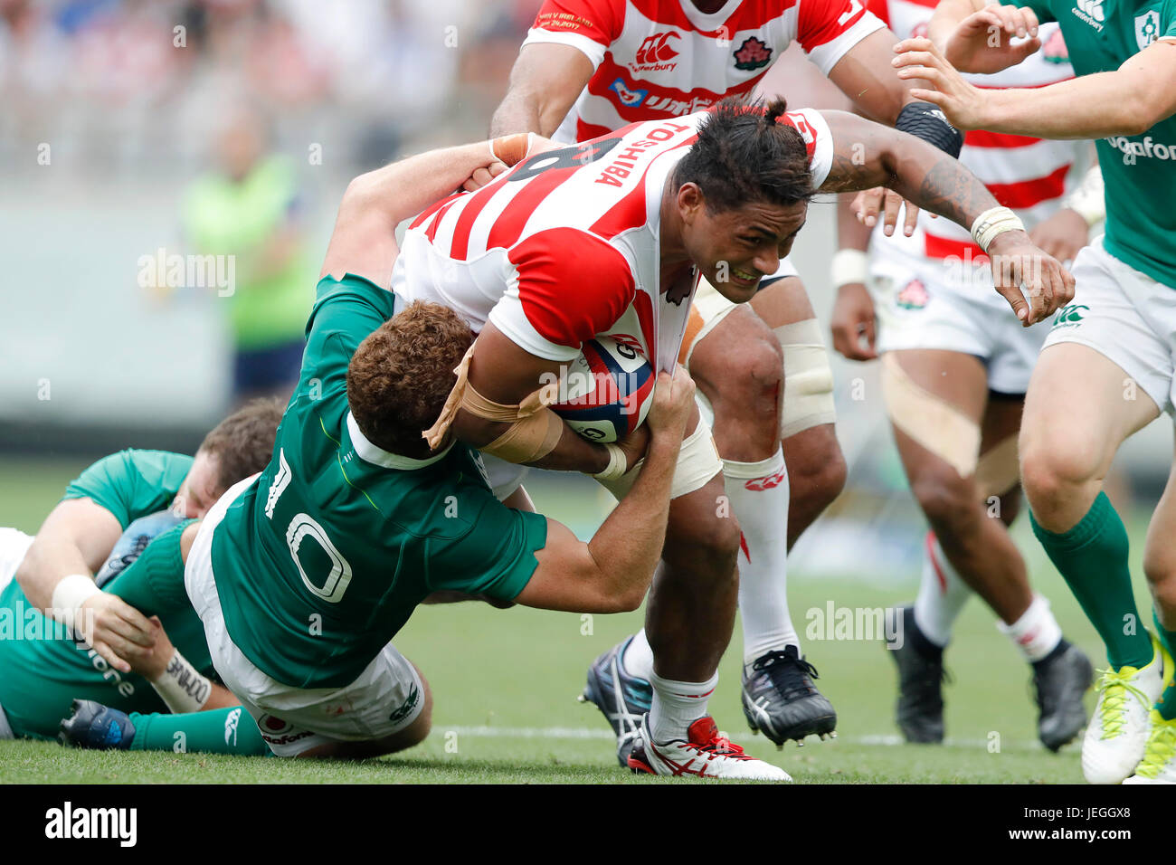 Tokyo, Japan. 24th June, 2017. Uwe Helu (JPN) Rugby : Lipovitan D ...