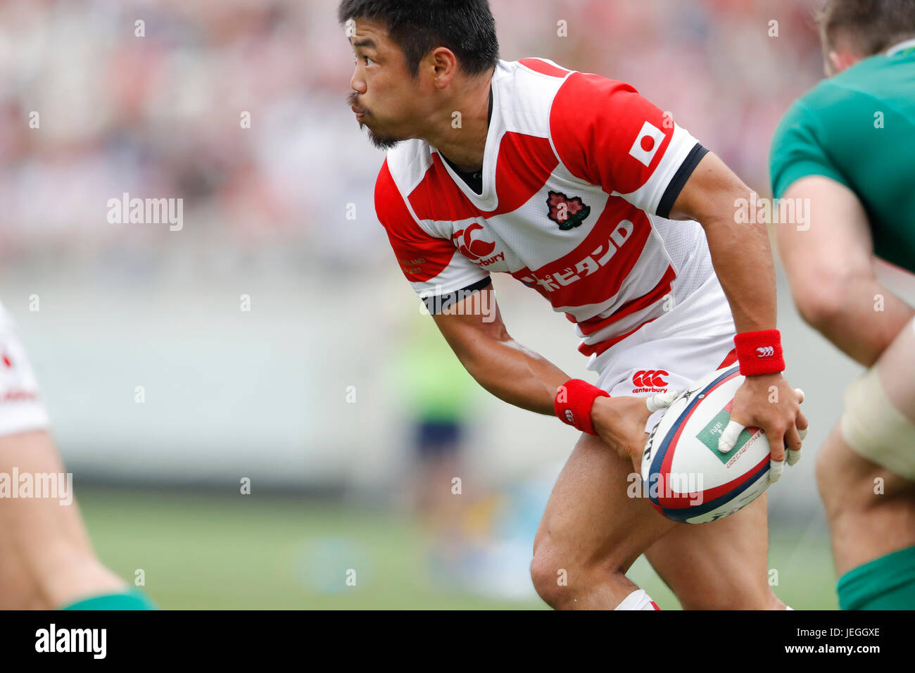 Tokyo, Japan. 24th June, 2017. Fumiaki Tanaka (JPN) Rugby : Lipovitan D ...