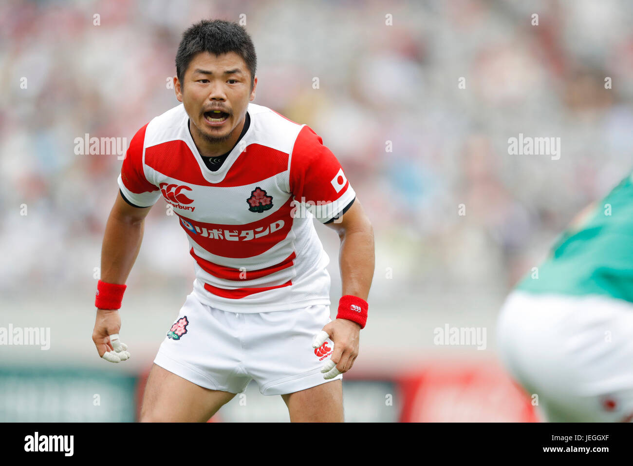 Tokyo, Japan. 24th June, 2017. Fumiaki Tanaka (JPN) Rugby : Lipovitan D ...