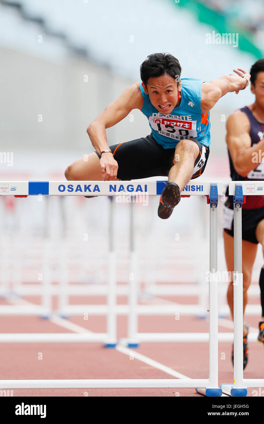 Yanmar Stadium Nagai, Osaka, Japan. 24th June, 2017. Wataru Yazawa ...