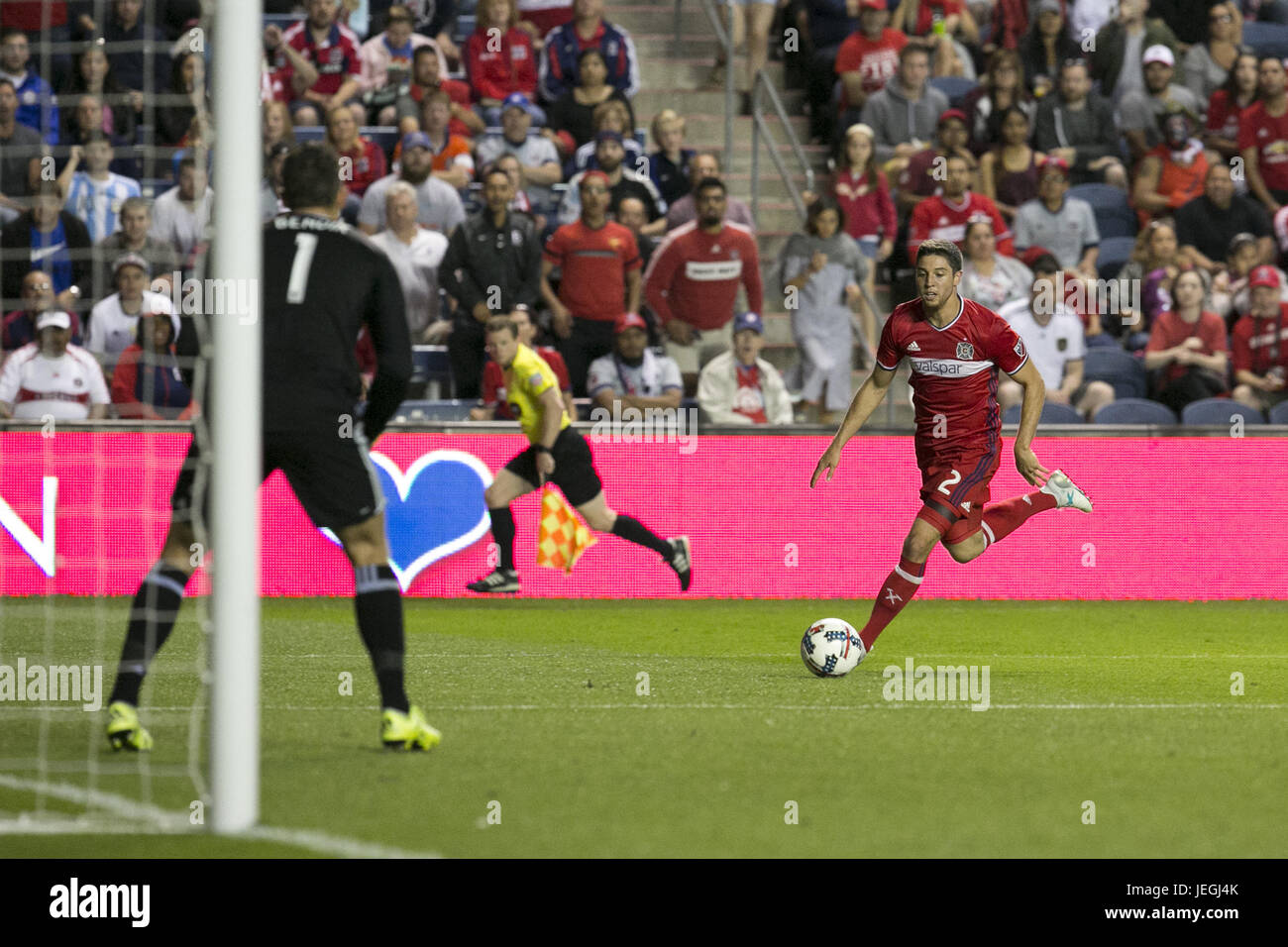 Bridgeview, Illinois, USA. 24th June, 2017. Matt Polster (2) shooting ...