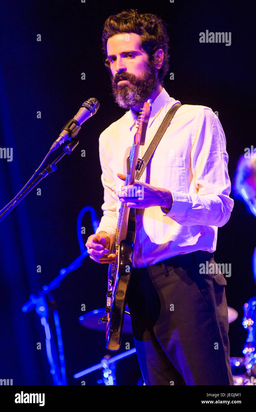 Milan, Italy. 24th June, 2017. The American singer-songwriter DEVENDRA ...
