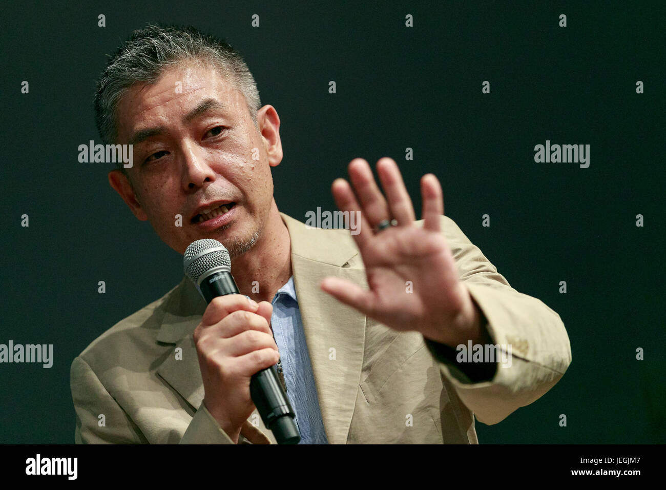 Tokyo, Japan. 25th Jun, 2017. Japanese film director Ryosuke Hashiguchi ...