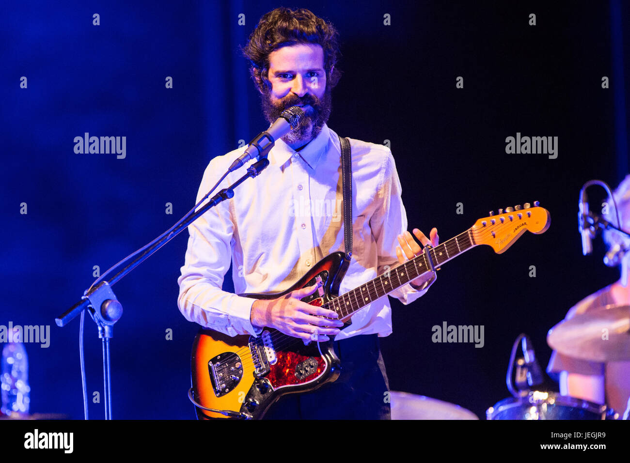Milan, Italy. 24th June, 2017. The American singer-songwriter DEVENDRA ...