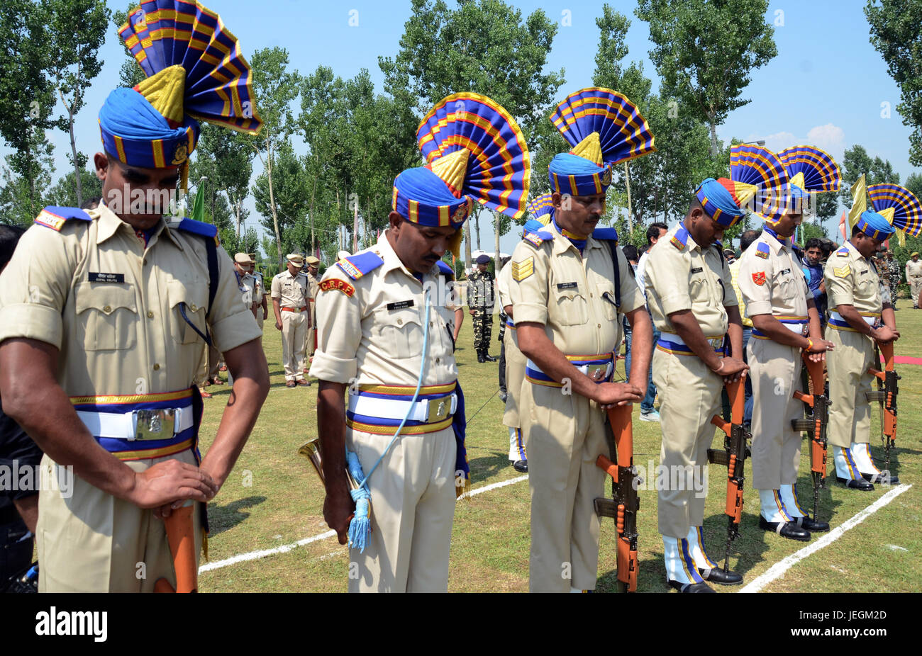 Indian paramilitary central reserve police force hi-res stock ...