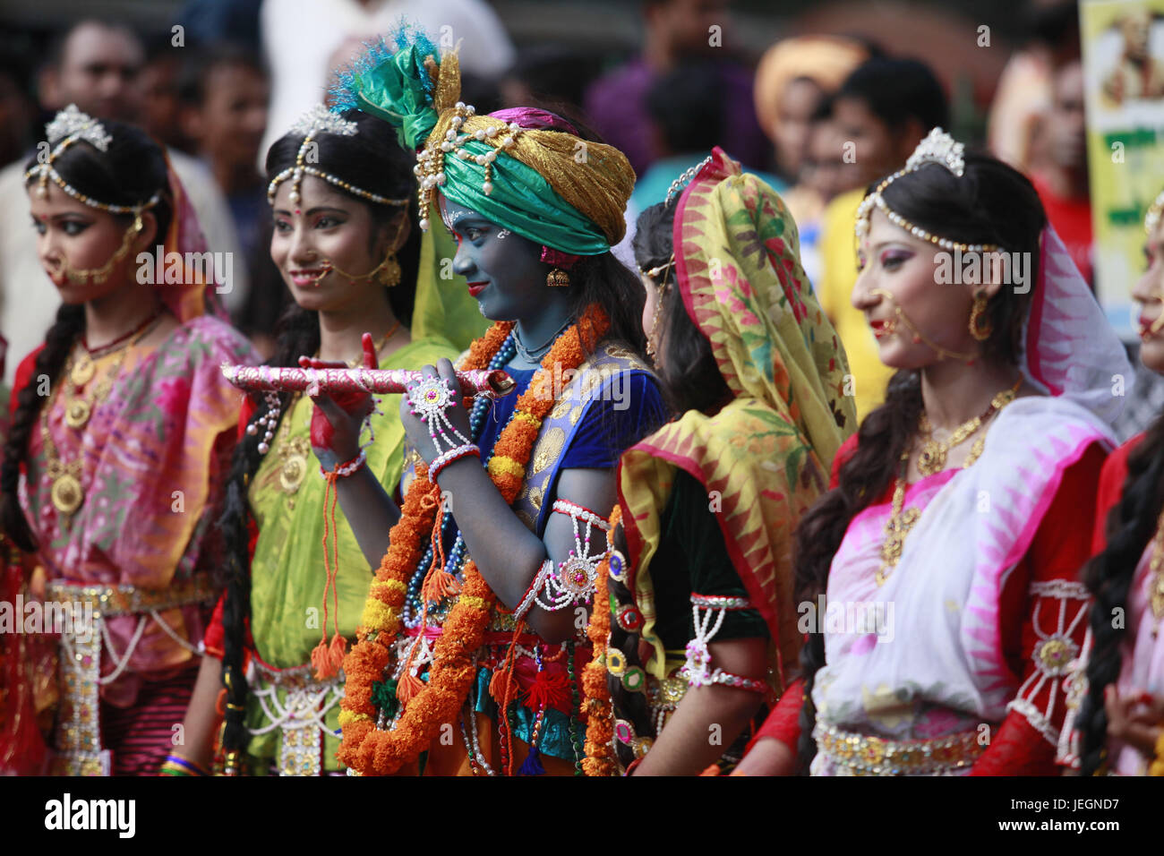 Krishna radha dance hi-res stock photography and images - Alamy