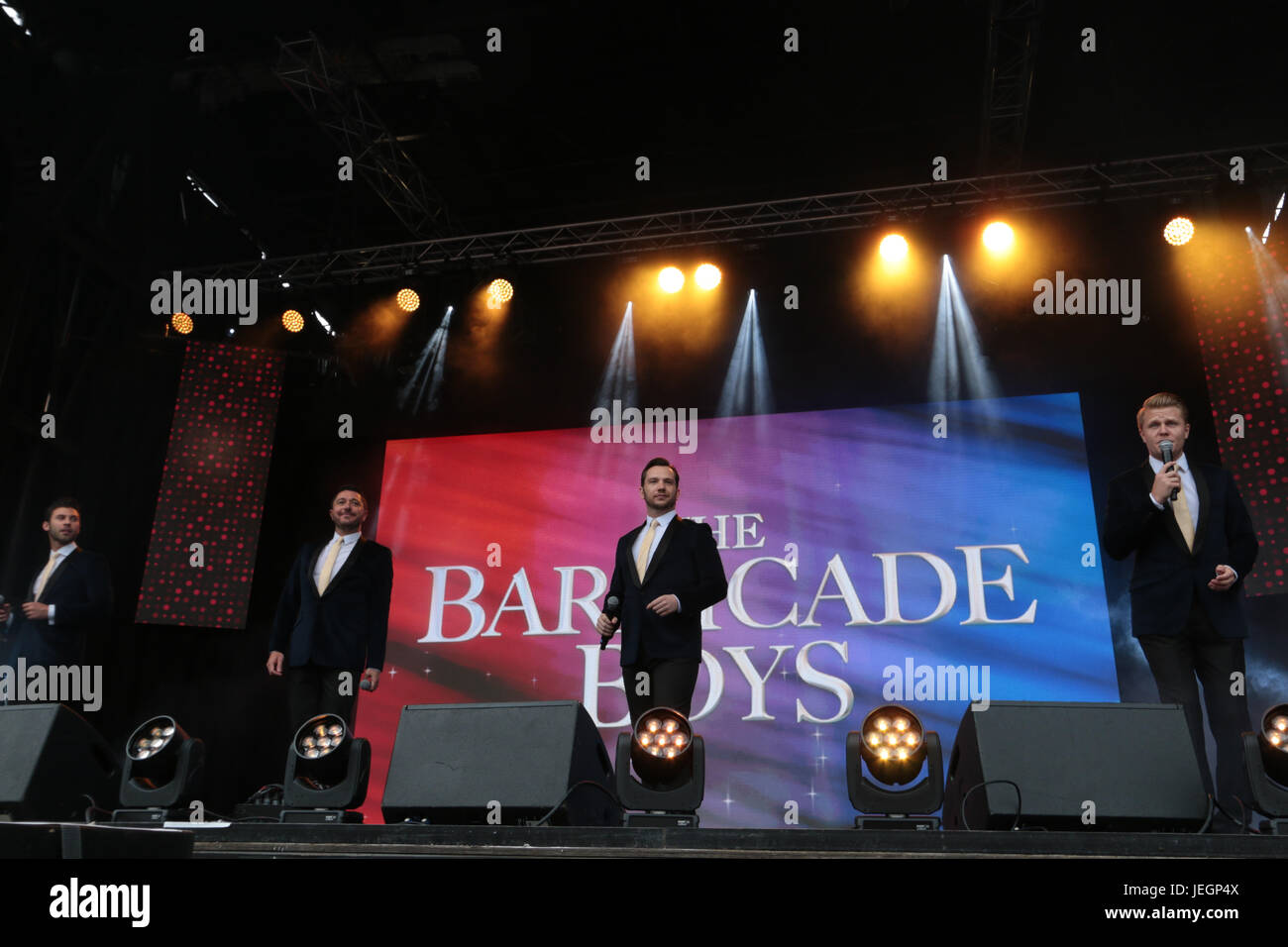 London, UK. 25th June, 2017. West End Live in Trafalgar Square ...