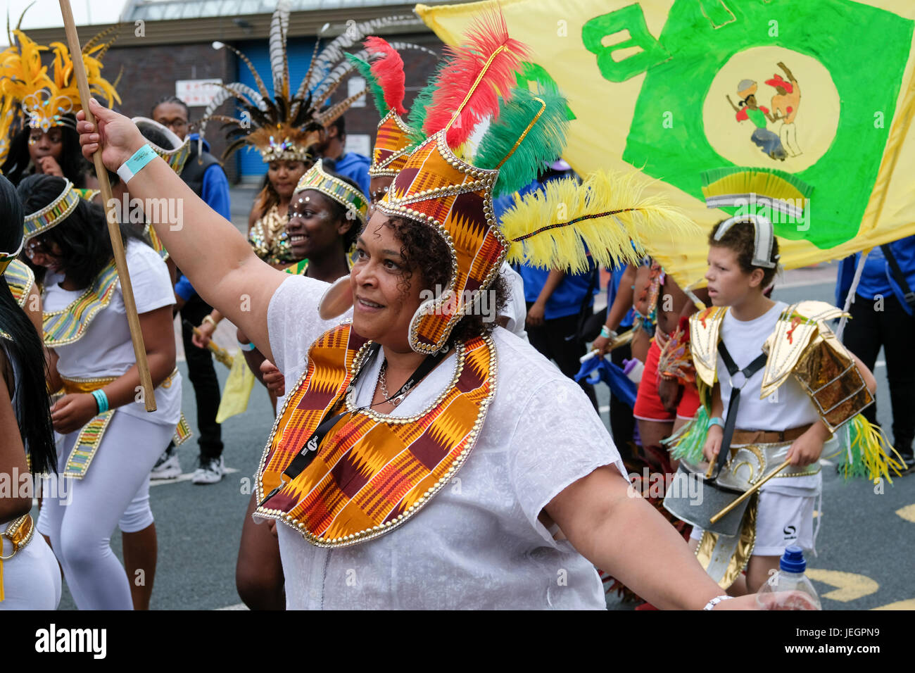 Preston, UK. 25th June 2017. Preston Carnival is the largest and ...