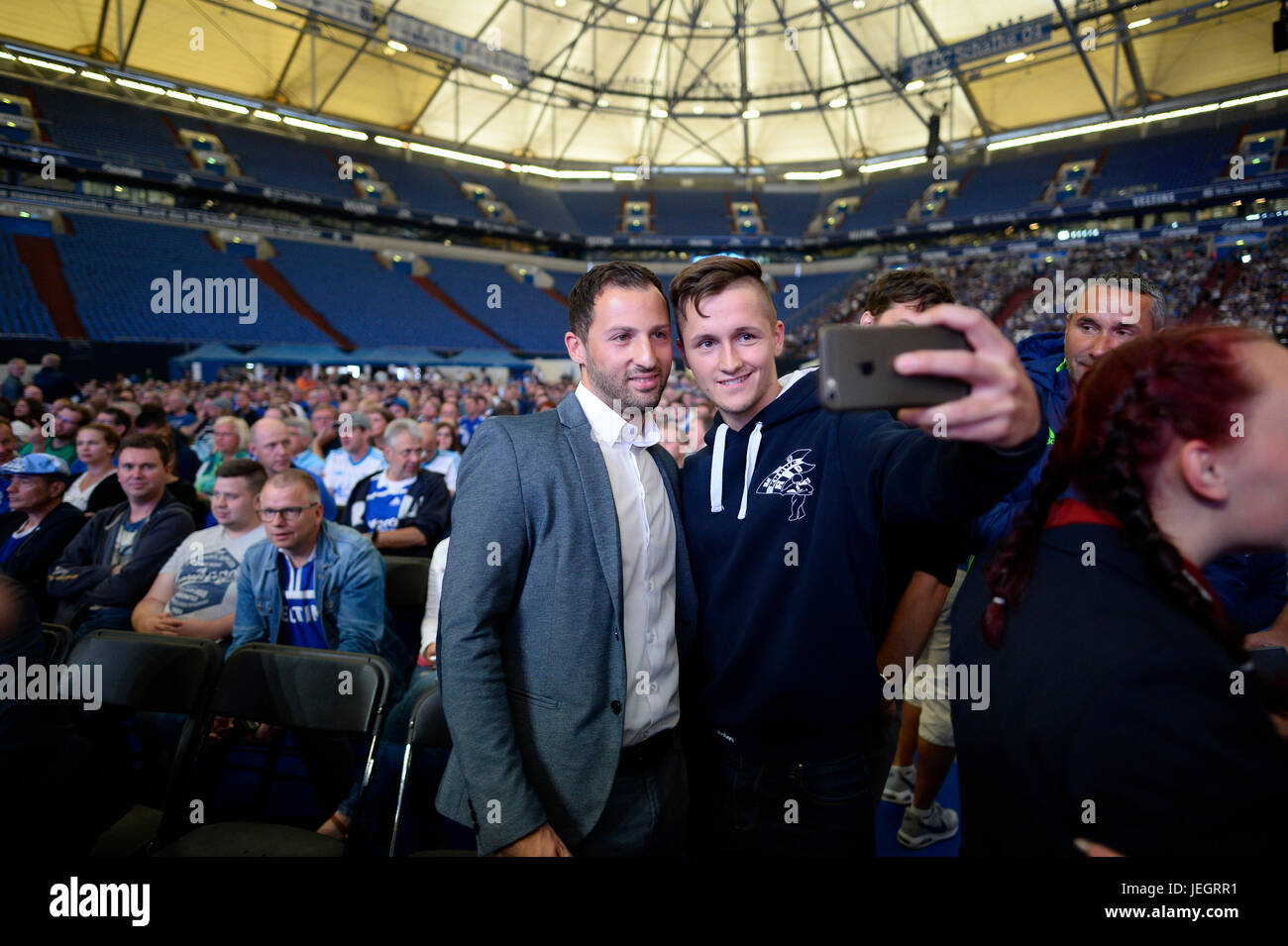 Gelsenkirchen, Germany. 25th June, 2017. The new coach, Domenico ...