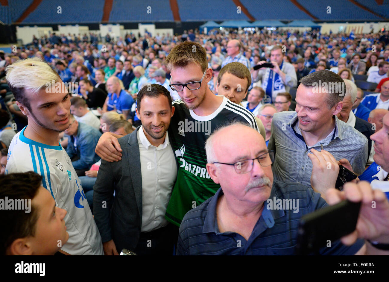 Gelsenkirchen, Germany. 25th June, 2017. The new coach, Domenico ...