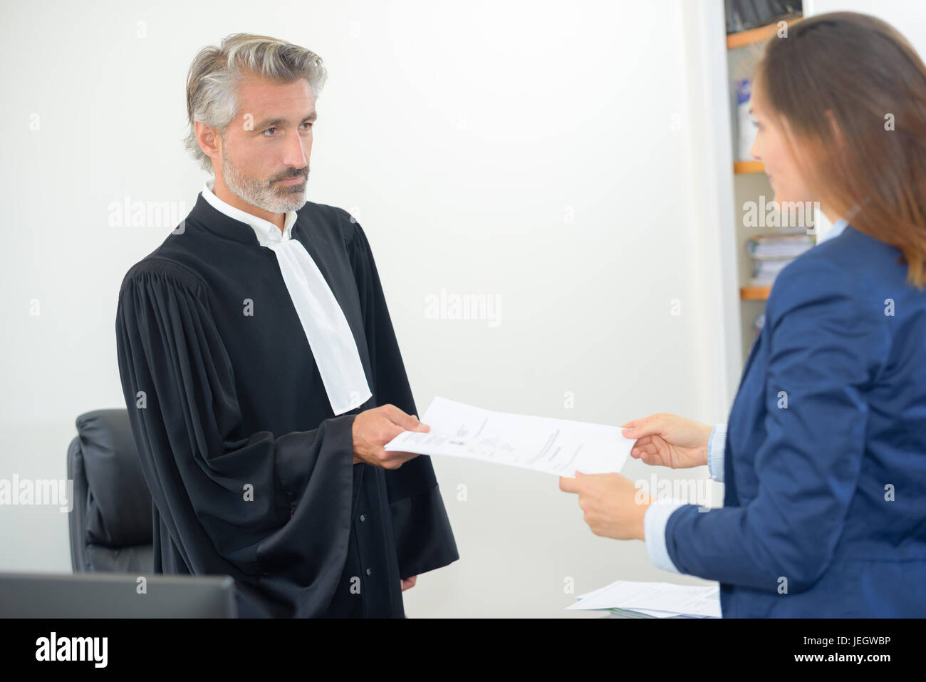 Judge paperwork hi-res stock photography and images - Alamy