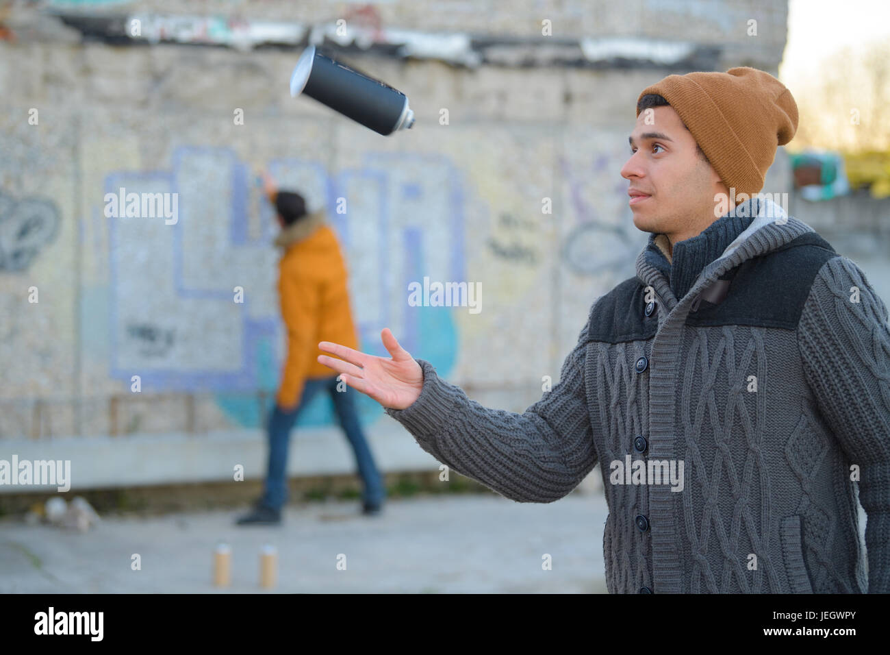 graffiti street art culture spray abstract concept Stock Photo - Alamy