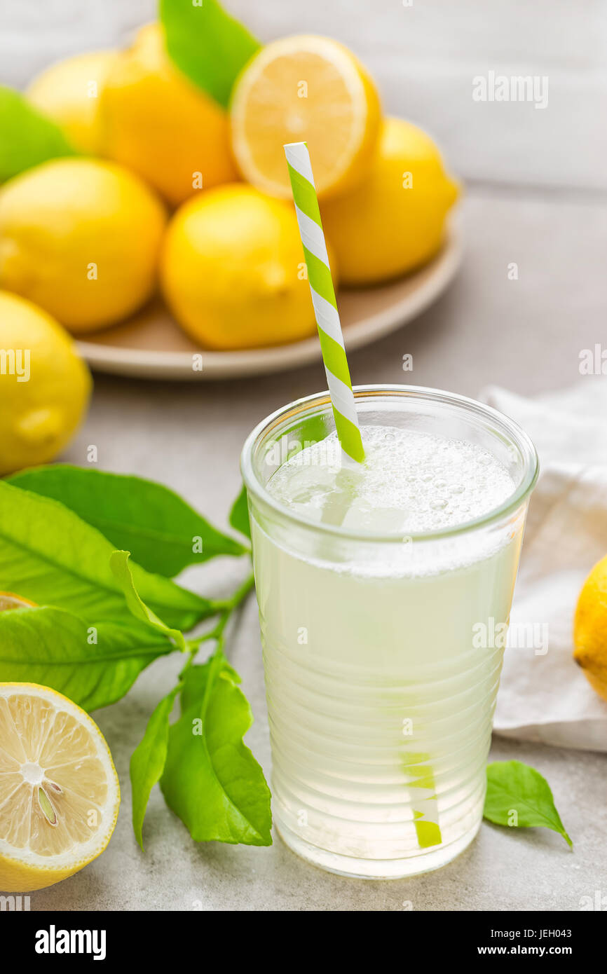 lemonade; lemon; drink; glass; juice; summer; fresh; background; fruit ...
