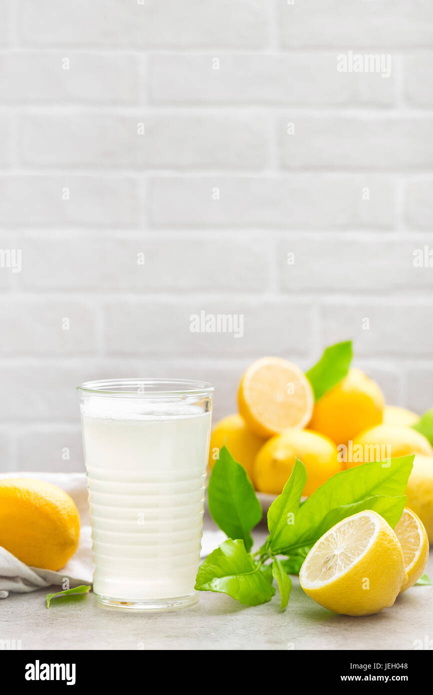 lemonade; lemon; drink; glass; juice; summer; fresh; background; fruit ...