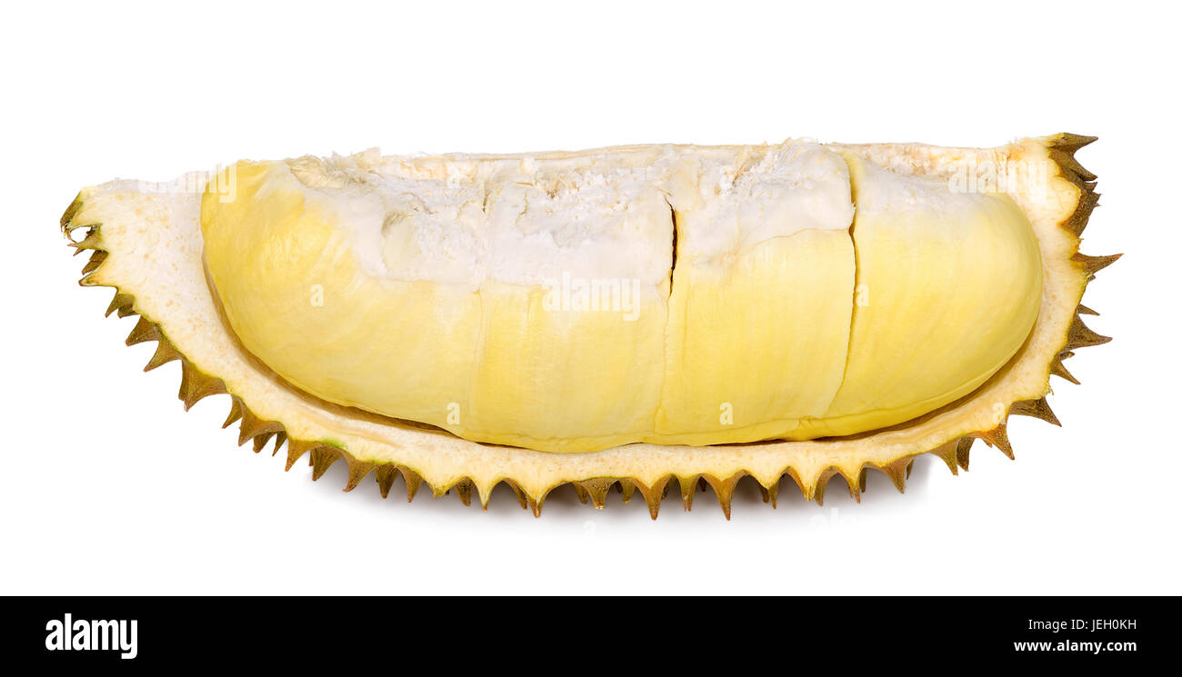 Durian isolated on the white background Stock Photo - Alamy