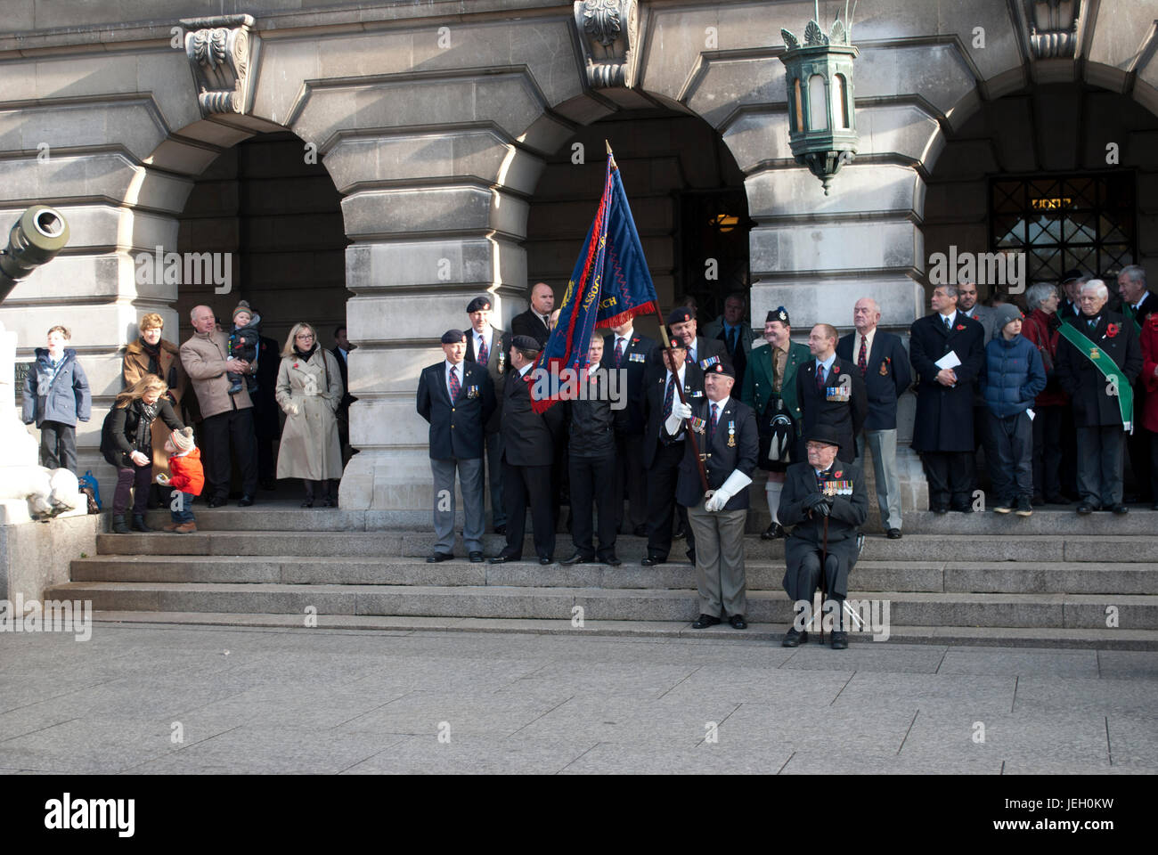 Remembrance Sunday parade in Nottingham Stock Photo - Alamy