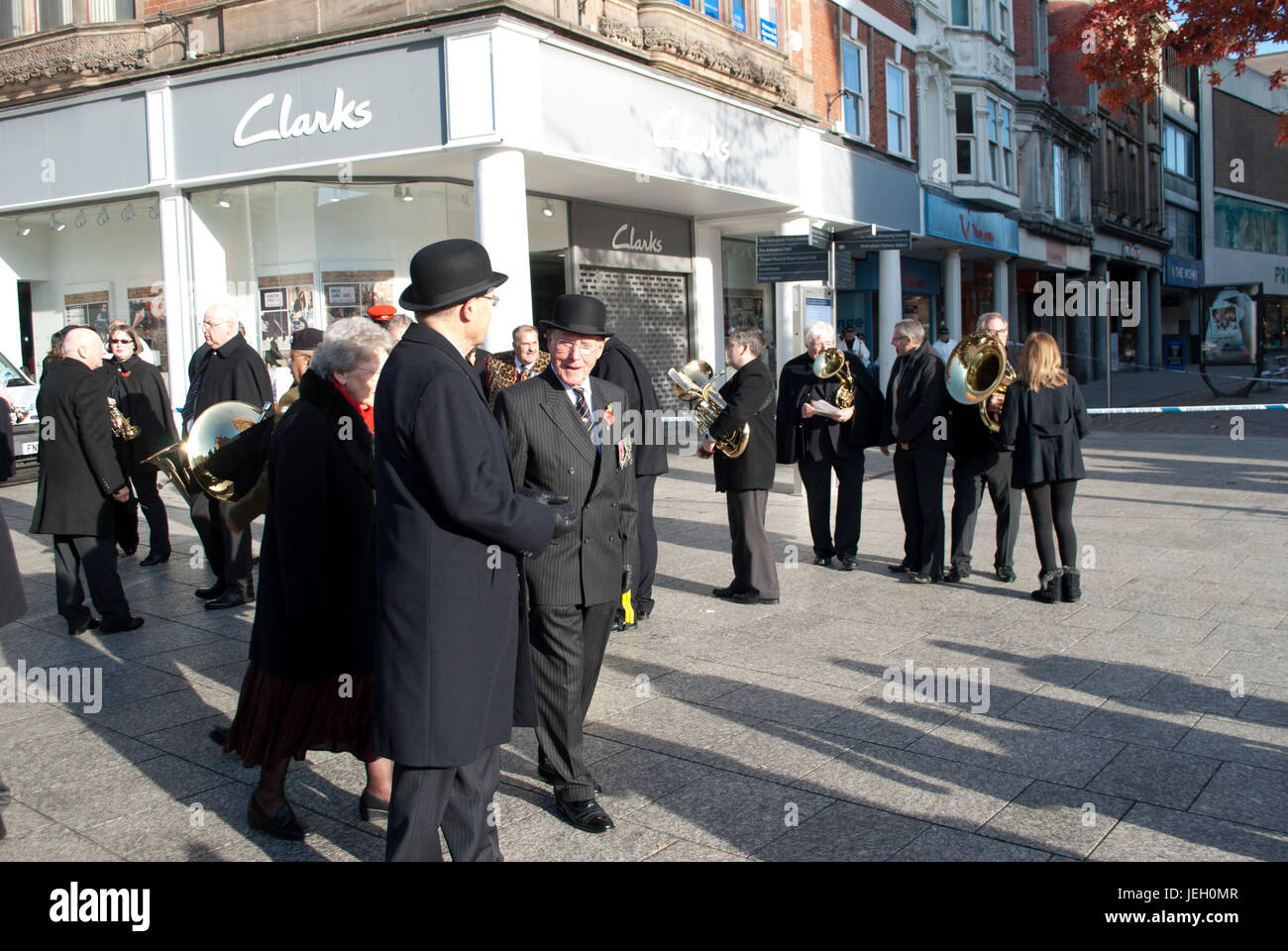 Remembrance Sunday parade in Nottingham Stock Photo - Alamy