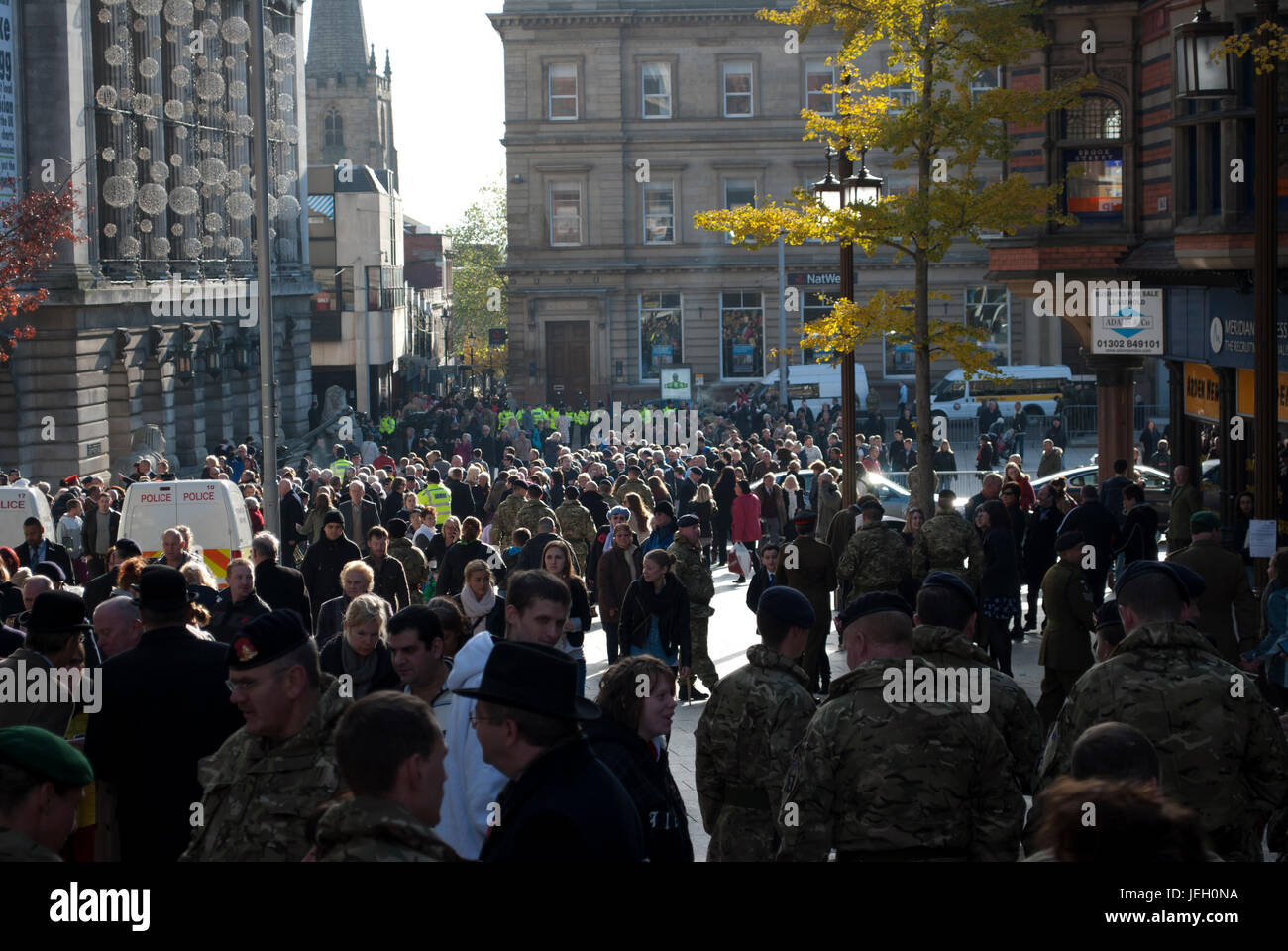 Remembrance Sunday parade in Nottingham Stock Photo - Alamy