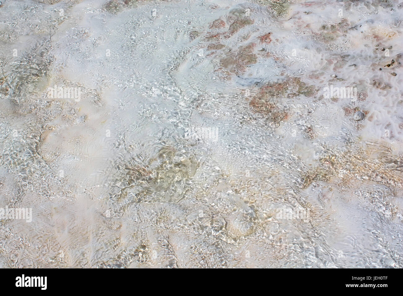 Water saturated with calcium and salts Stock Photo - Alamy