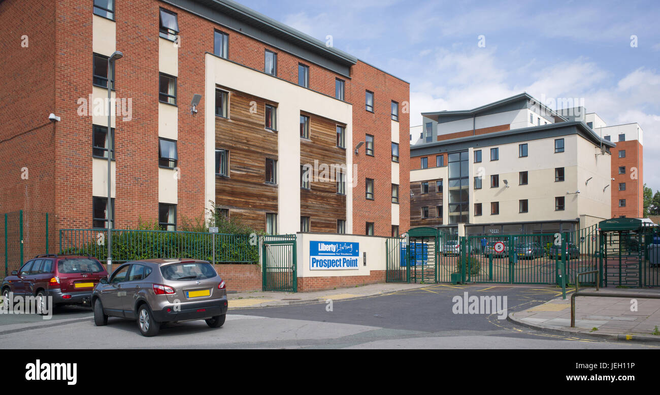 Cars parked in Moira Street outside Liberty Prospect Point student ...