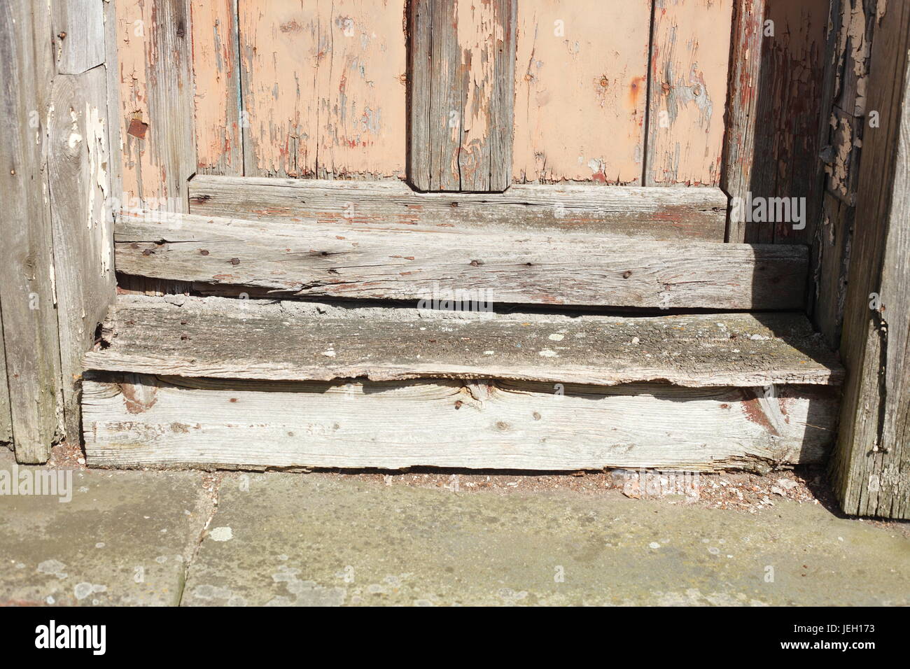 wooden door threshold Stock Photo - Alamy