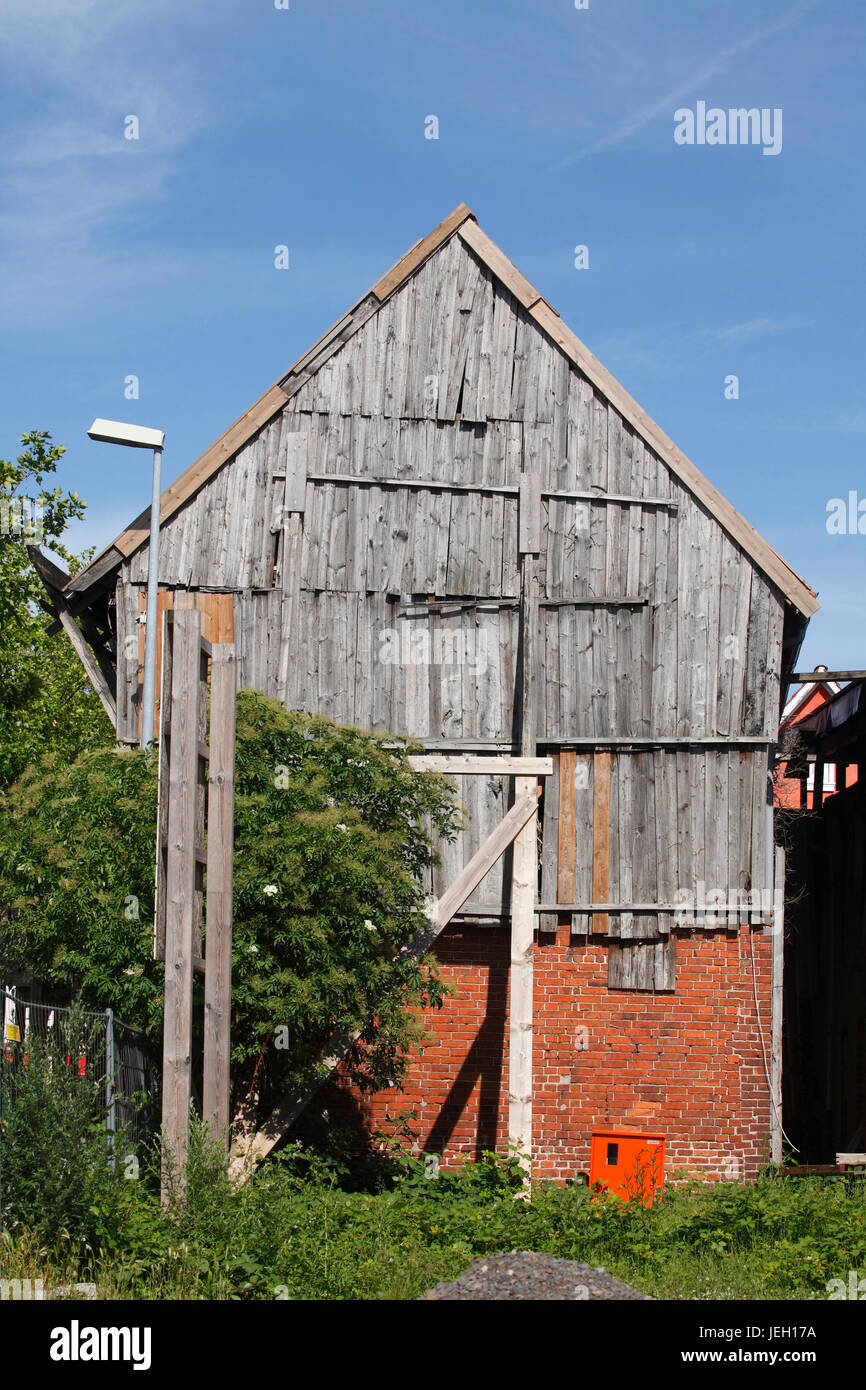 old condemned wooden house Stock Photo - Alamy